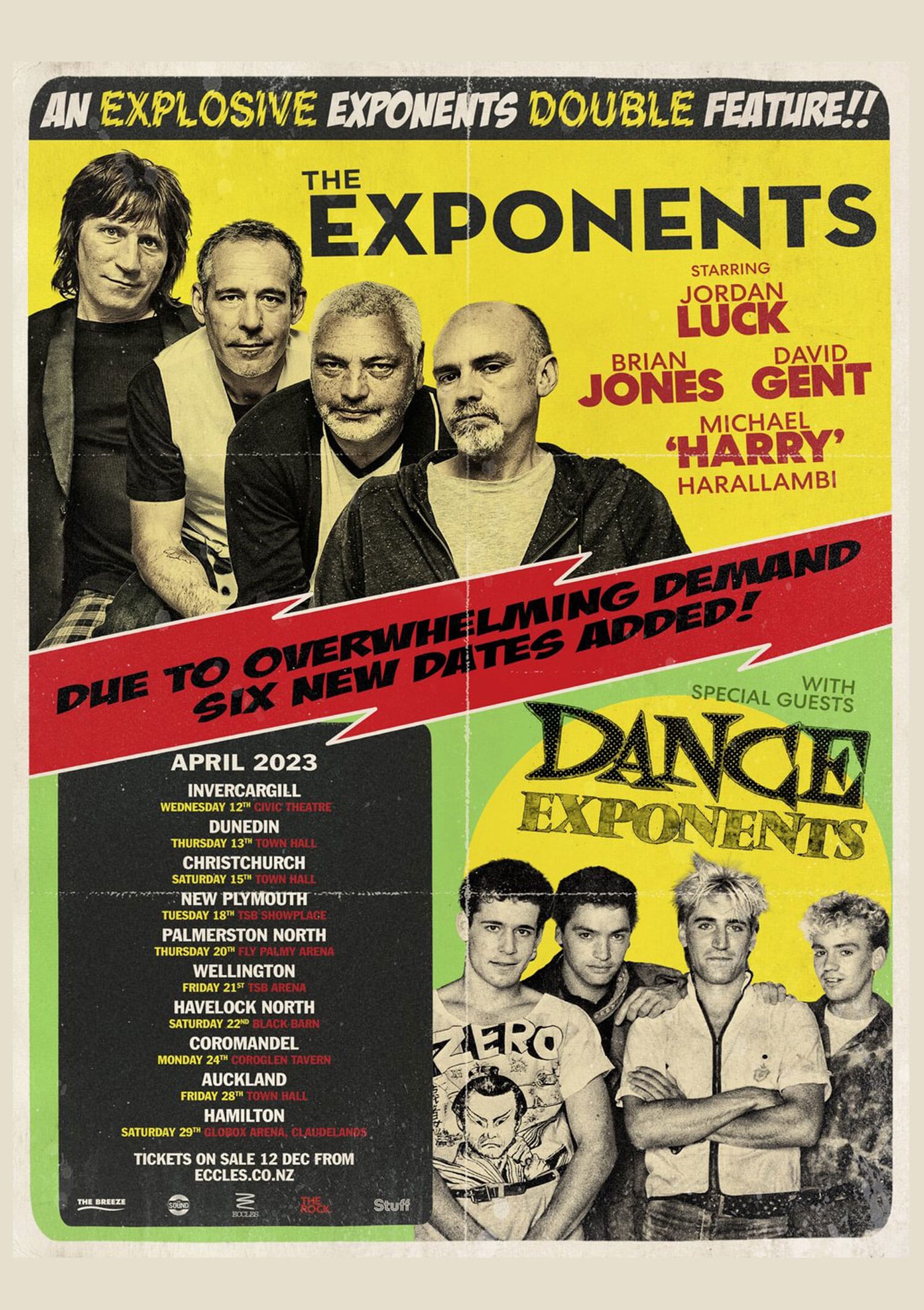 The Exponents & Dance Exponents Announce Once In A Lifetime Double Bill ... The Exponents & Dance Exponents Announce Once In A Lifetime Double Bill ...